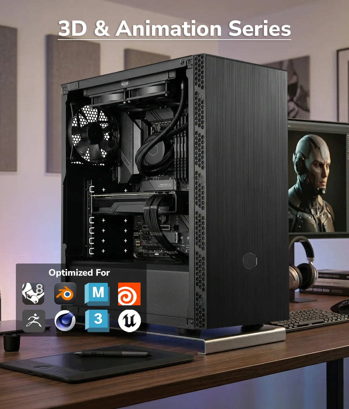 Buy 3D & Animation Pre-Built PCs for Designers & Artists