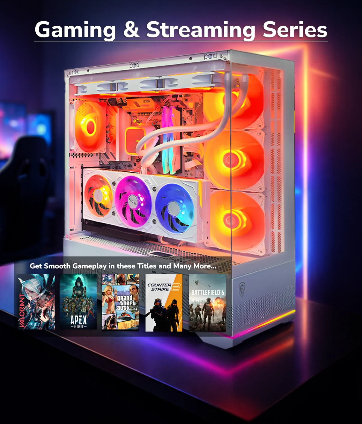Buy Gaming & Streaming Pre-Built PCs for Gamers & Creators