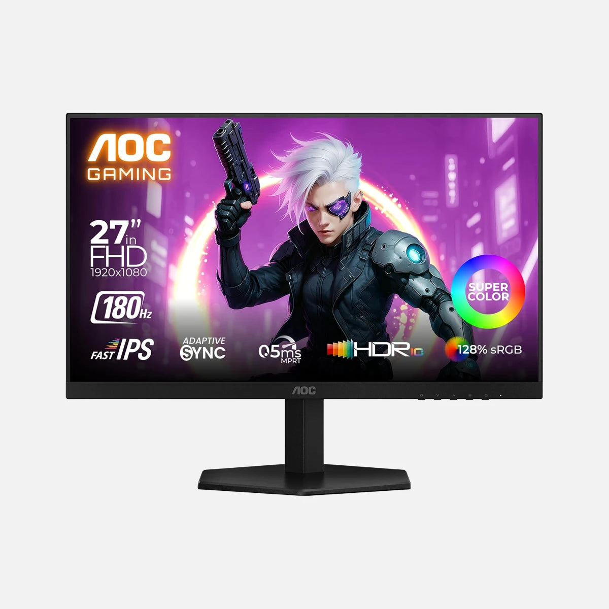 AOC 27G42E 27 inch FHD 180Hz Fast IPS Gaming Monitor